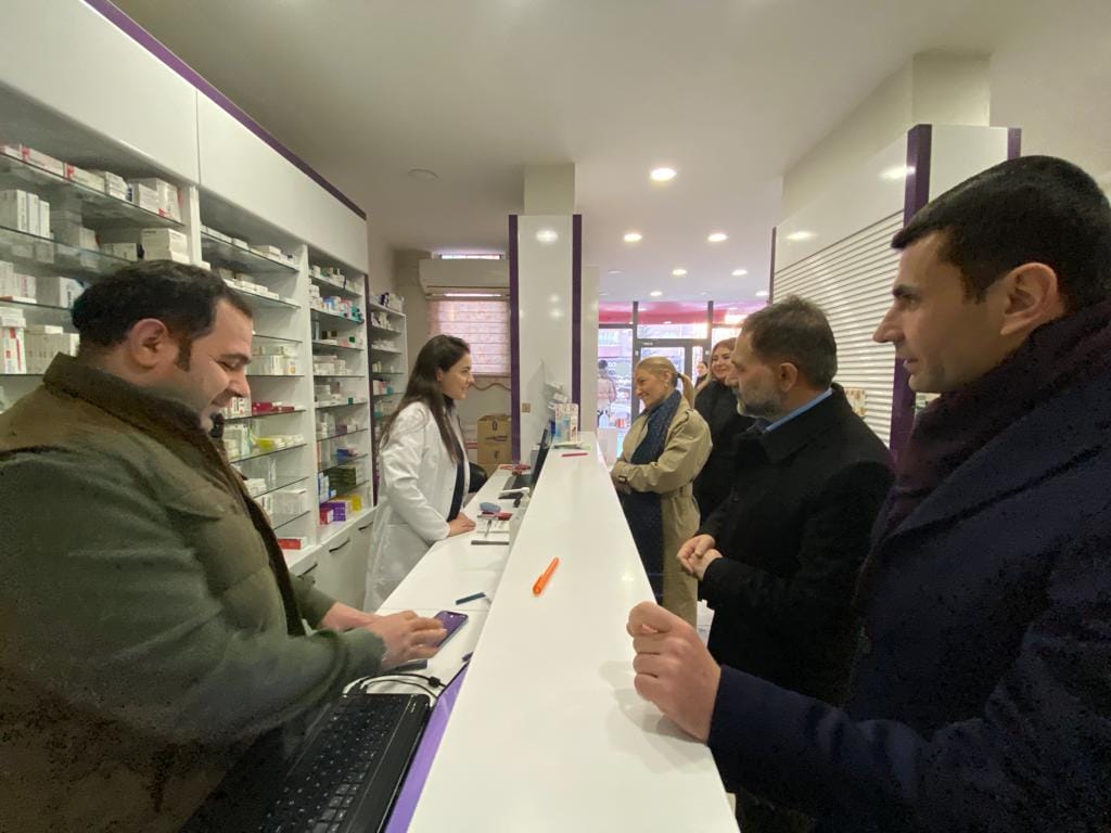 Terminal Caddesi’ndeki esnafımız ve genç kardeşlerimizle bir araya ...